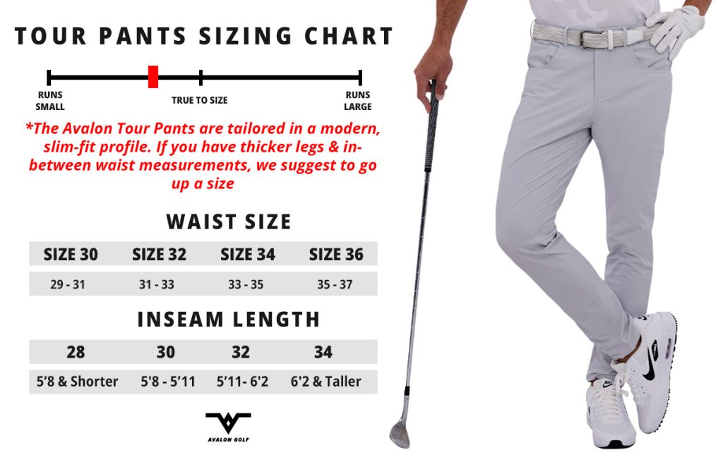 Men's Golf Pants | Avalon Tour Golf Pants (Slim-Fit)