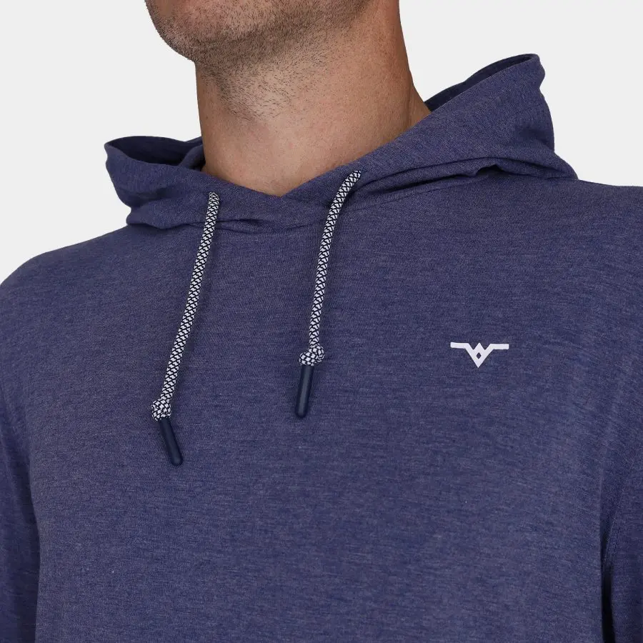 Shop the Performance Golf Hoodie: Heathered Blue | Avalon Golf
