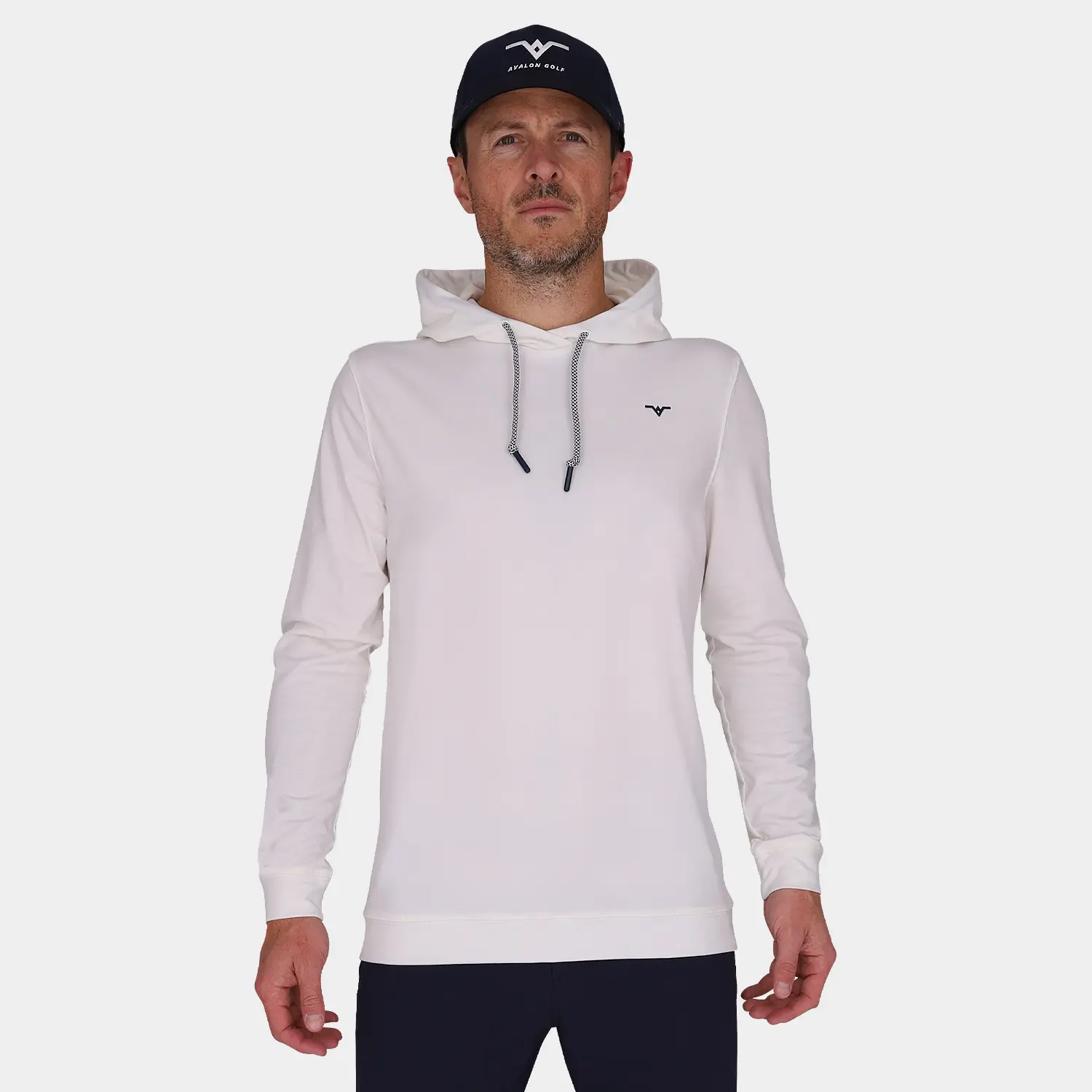 White Golf Hoodie | Shop Avalon Golf Performance Hoodies