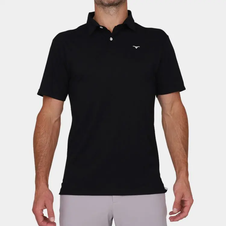 Avalon Players Golf Polo Shirt: Black | Performance Meets Comfort