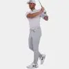 Tour Slim Fit Golf Pants in Light Gray | Shop Avalon Golf Apparel