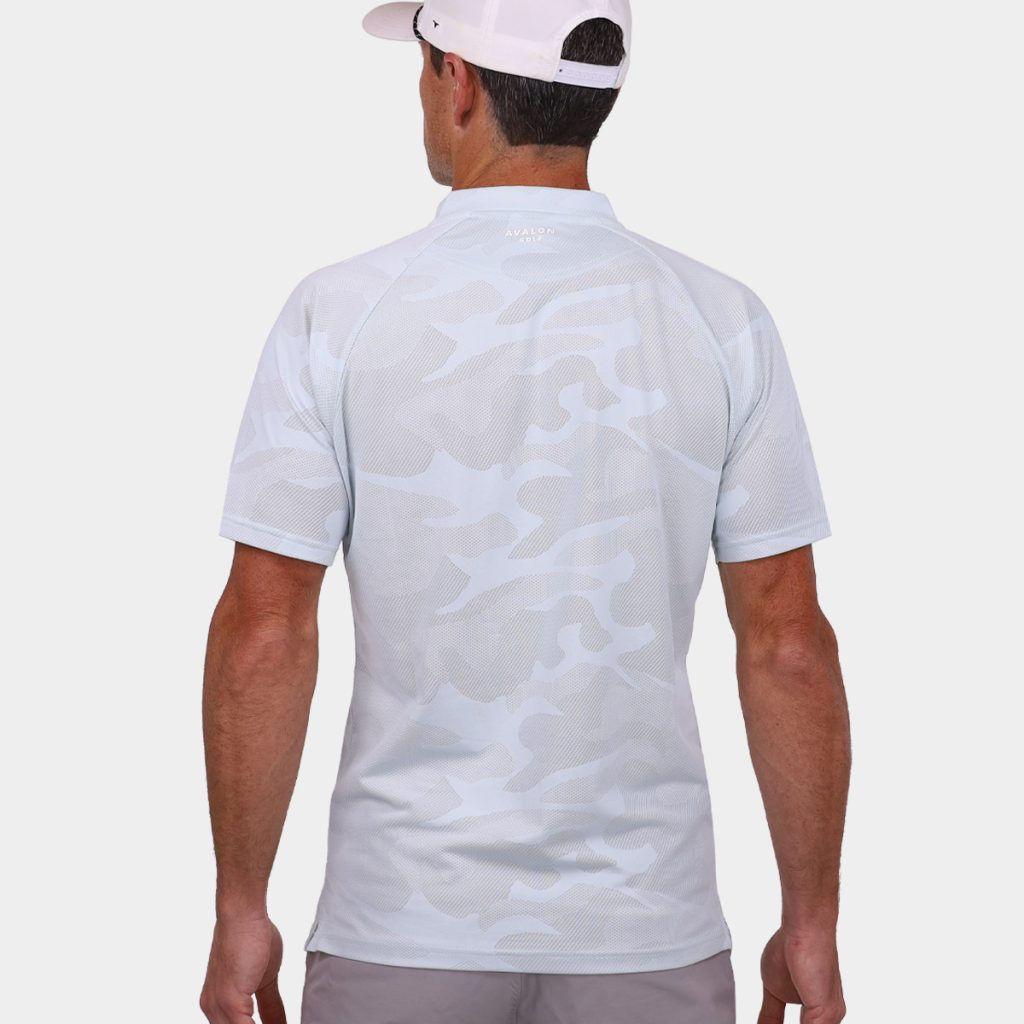 The Tour Blade Golf Polo: Sky Blue | Mens Golf Shirts