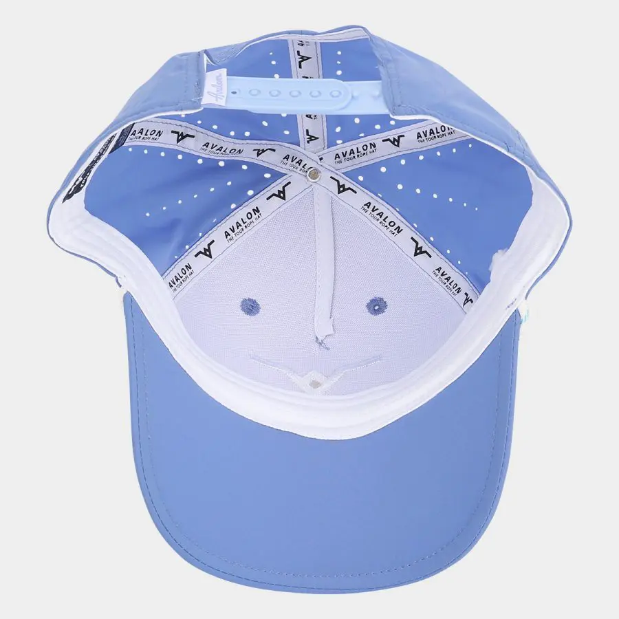 Tour Lite Rope Golf Hat: Blue | Avalon Performance Golf Headwear
