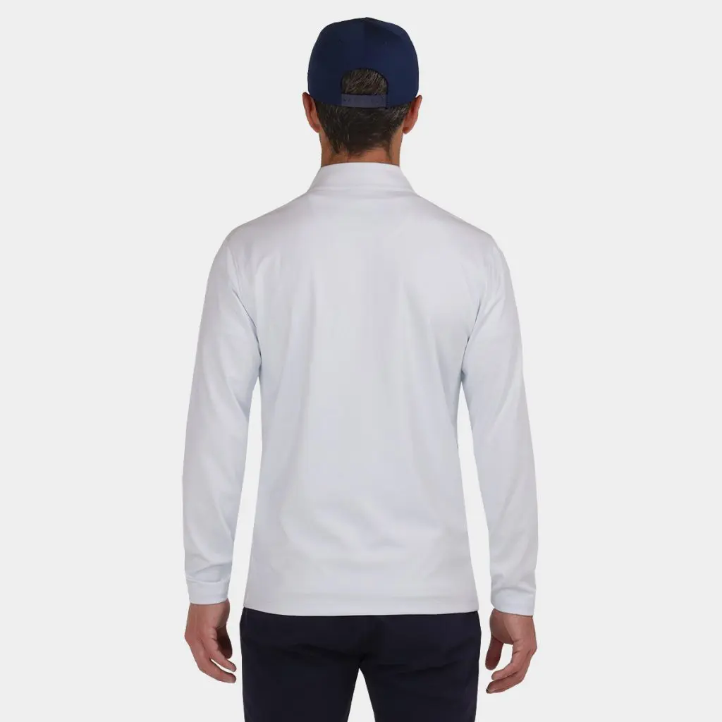 Avalon Tour Golf Quarter Zip in White | Ultra-Soft & Tailored Fit