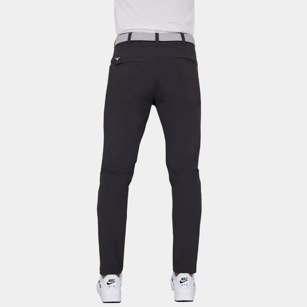 Shop Tour Mens Slim-Fit Golf Pants: Charcoal| Avalon Golf Apparel