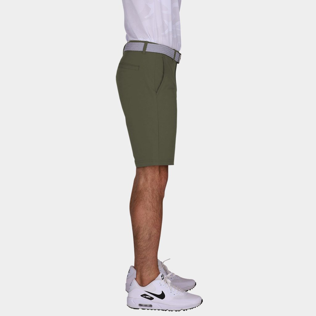 Shop Mens 9 Inch Golf Shorts: Green | Luxury Tailored Fit