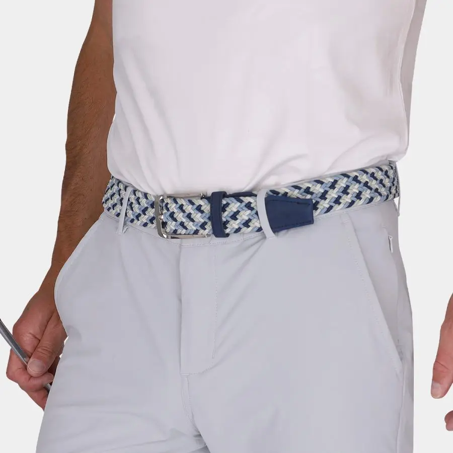 Avalon Players Golf Belt: Blue & Gray | Shop Mens Golf Belt