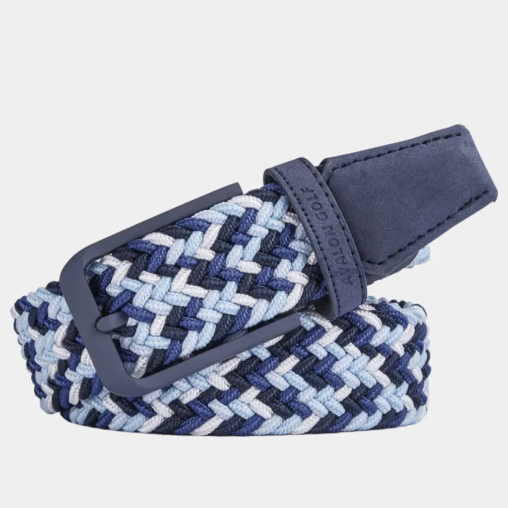 Avalon Players Belt in Blue Multi-Colored | Shop Mens Golf Belts