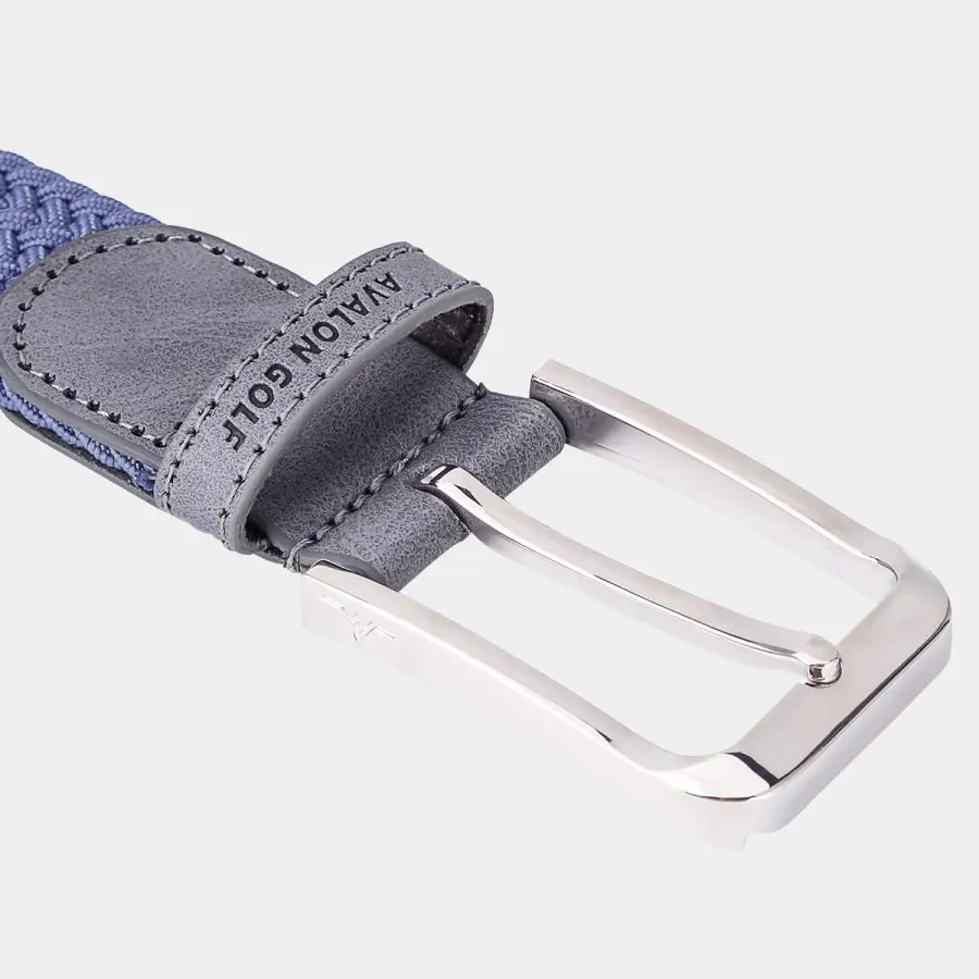 Men's Golf Belt in Blue | Woven Band, Adaptable Sizing & Stretchy