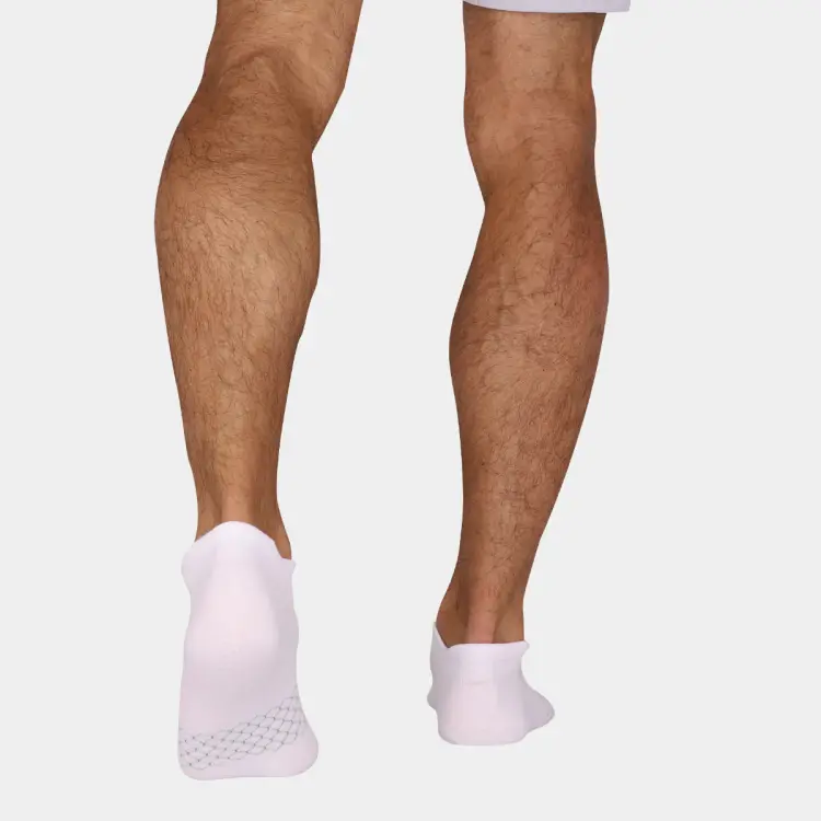 Shop Men's White No Show Golf Socks | Avalon Golf Co