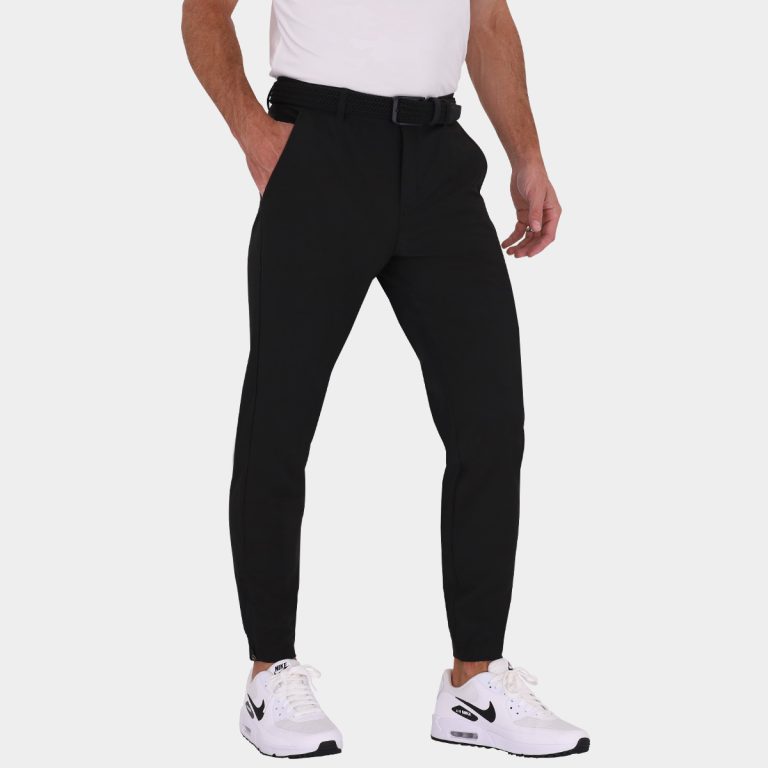 Performance Golf Joggers II: Black | Avalon Modern Golf Pants