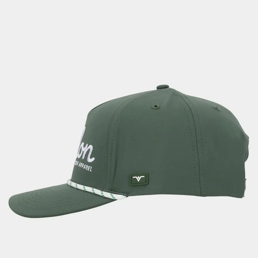 Performance Rope Golf Hat: Green | Welcome to a Better Golf Hat
