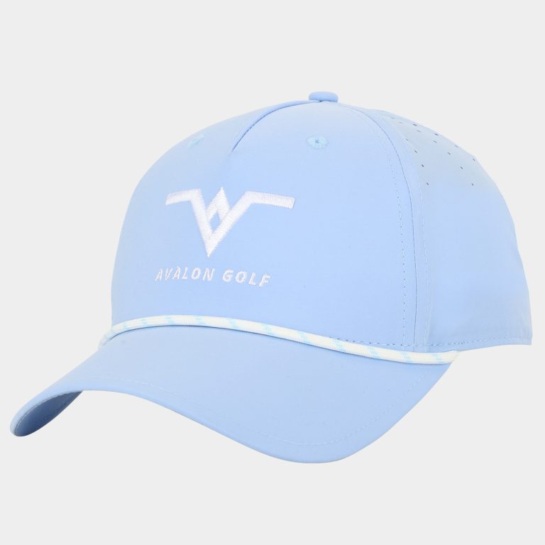 Tour Lite Rope Golf Hat: Carolina Blue | Avalon Golf Headwear