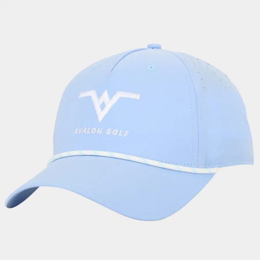 Tour Lite Rope Golf Hat: Carolina Blue | Avalon Golf Headwear