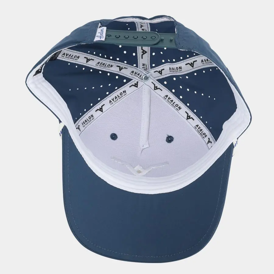 Tour Lite Rope Golf Hat: Graphite Blue | Avalon Golf Headwear