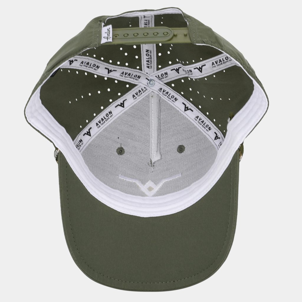 Mens Rope Golf Hat | Shop Avalon Golf Tour Lite Rope Hat - Green