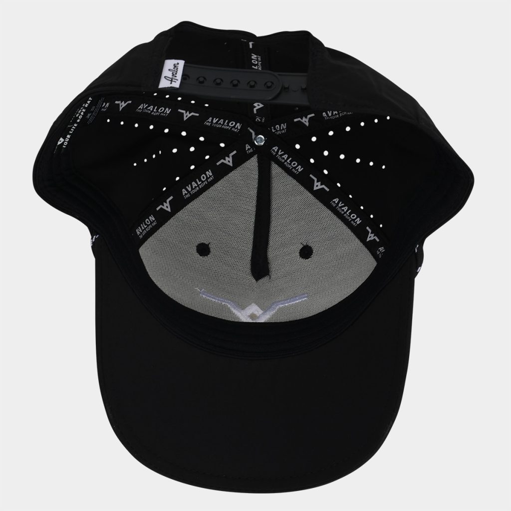 Tour Lite Rope Golf Hat: Black | Mens Performance Golf Headwear