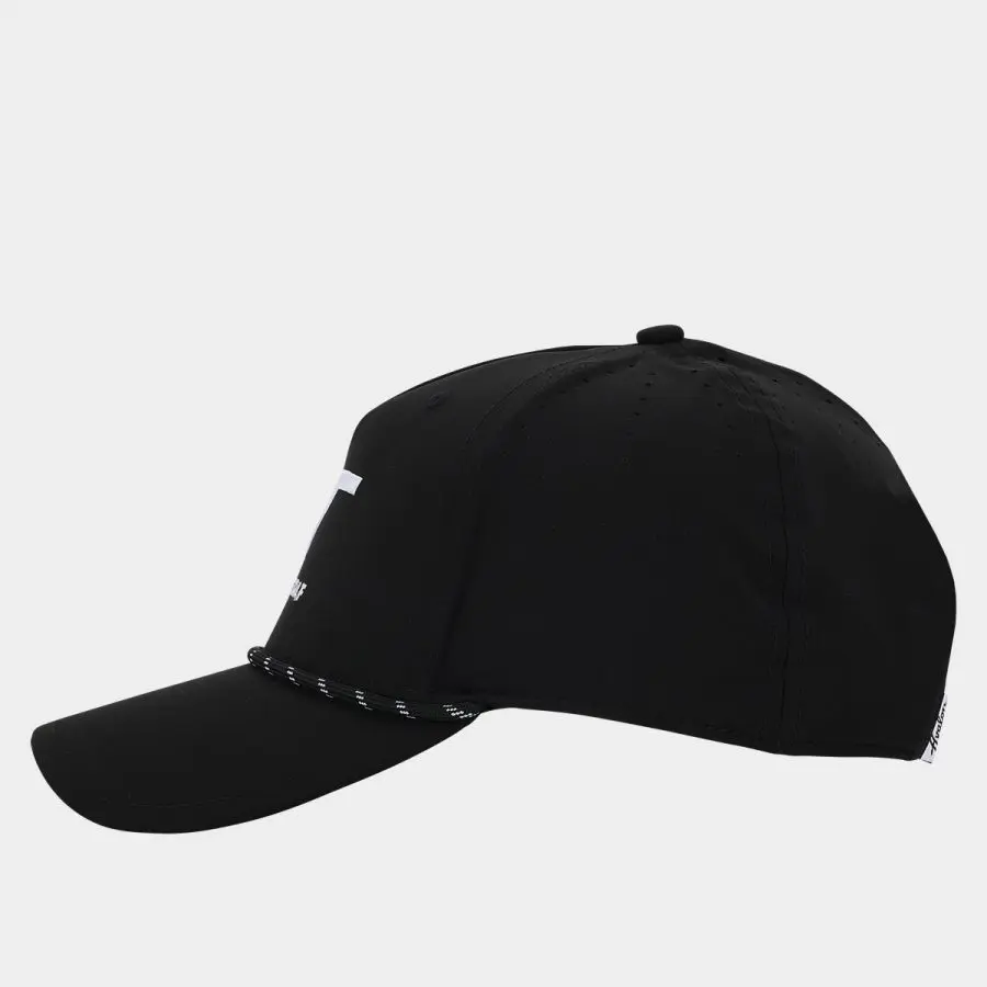 Tour Lite Rope Golf Hat: Black | Mens Performance Golf Headwear