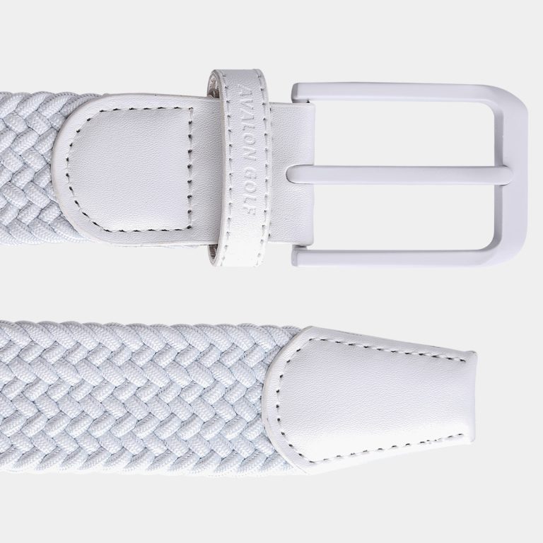 White Golf Belt | The Players Mens Golf Belt Collection from Avalon
