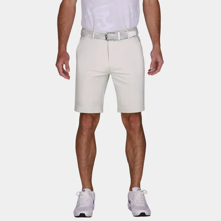 Shop Avalon Performance 9" Inseam Golf Shorts: Cloud White
