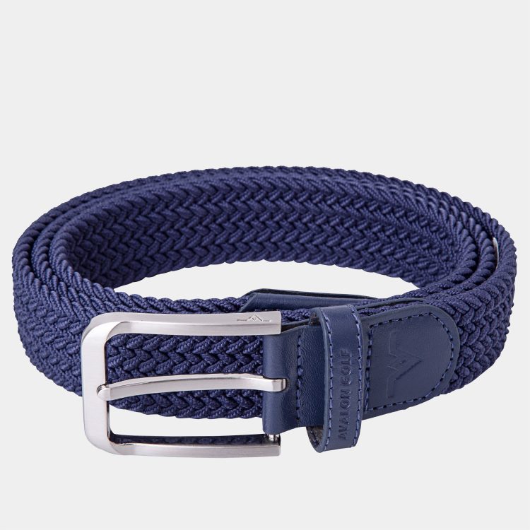 Graphite Blue Golf Belt for Men | The Avalon Players Belt Collection
