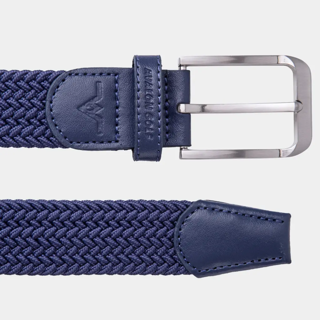 Graphite Blue Golf Belt for Men | The Avalon Players Belt Collection