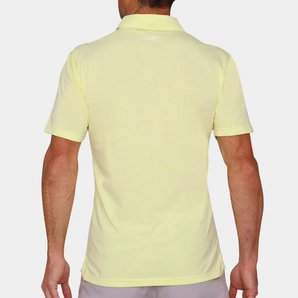 Avalon Players Golf Polo - Yellow | Performance Meets Comfort